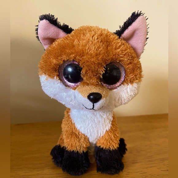 Ty | Toys | Ty Beanie Boos Slick The Fox 25 | Poshmark